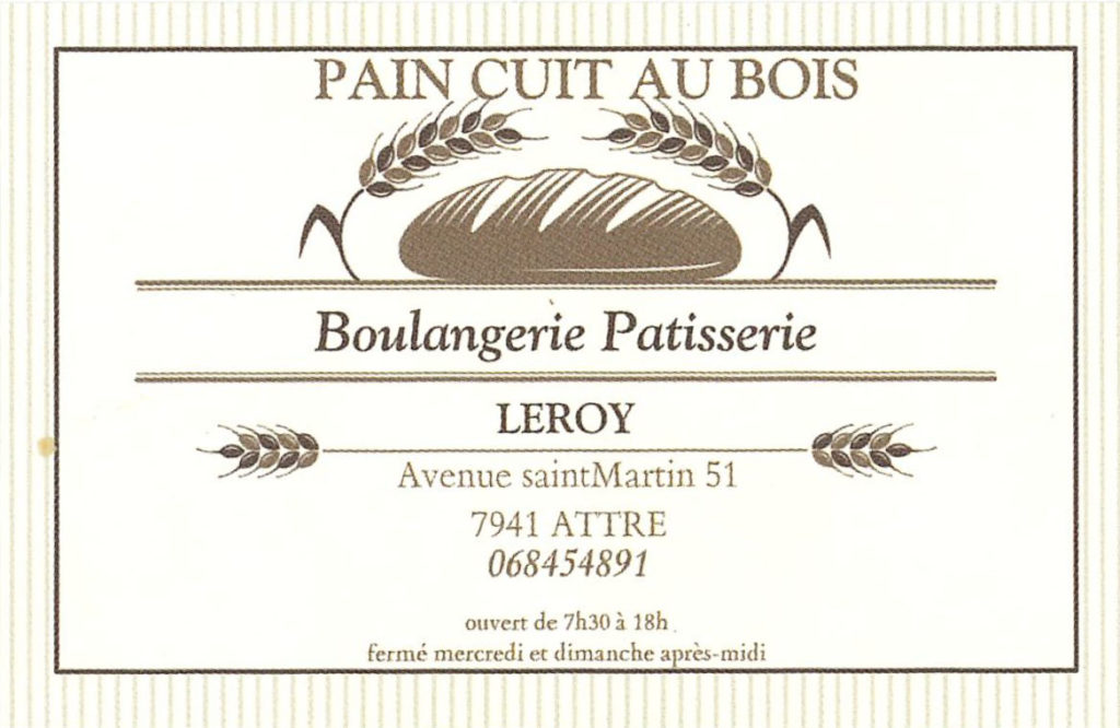 Boulangerie Leroy - Annuaire des commerçants brugelettois